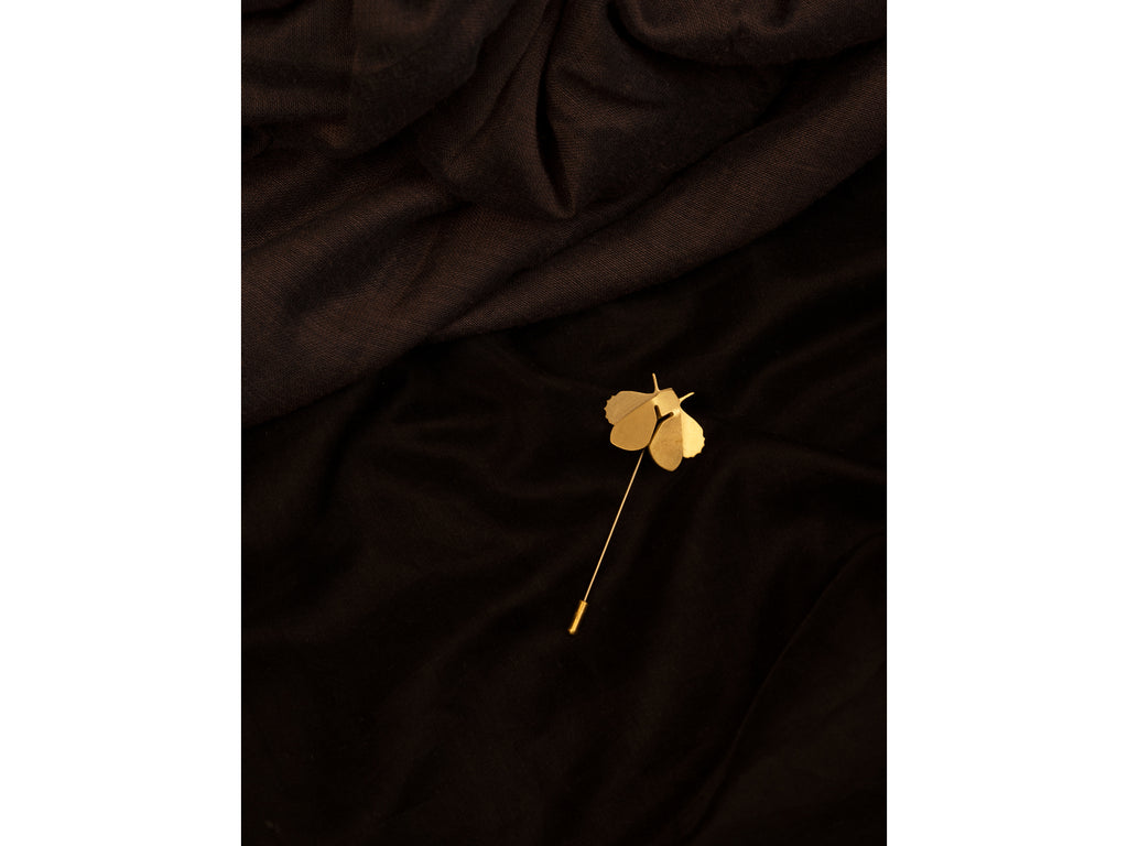 lappet moth lapel pin – Mitti Lifestyle / Store & Cafe